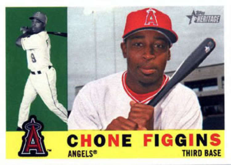2009 Topps Heritage #382 Chone Figgins Angels NM-MT | eBay
