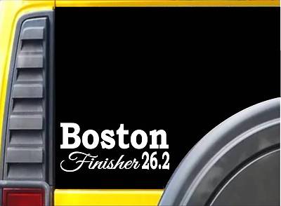 Boston Marathon L135 8 inch Sticker 26.2 decal | eBay