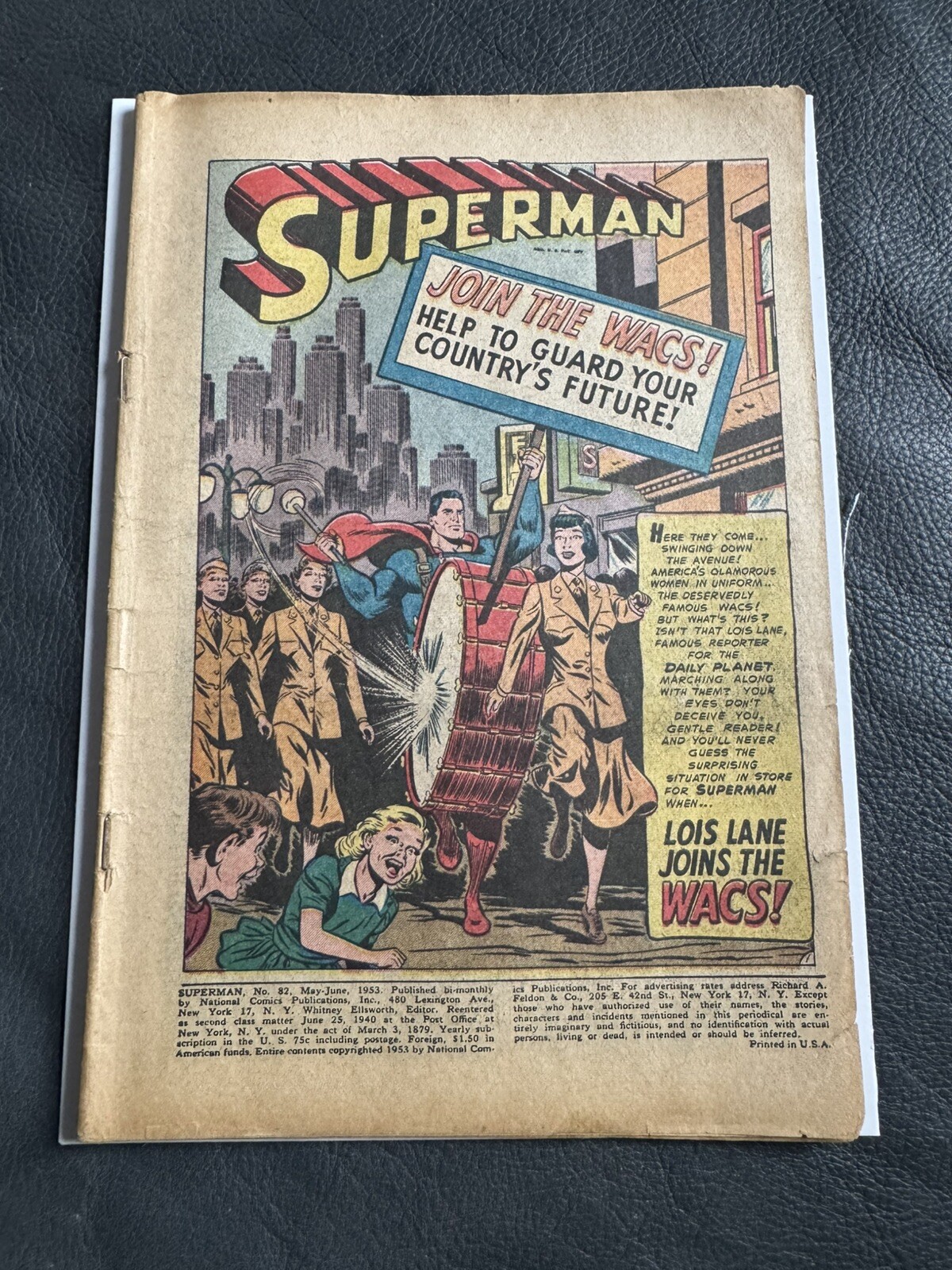 1953 DC Superman #82 Golden Age Pre Code Coverless Action Comics | eBay