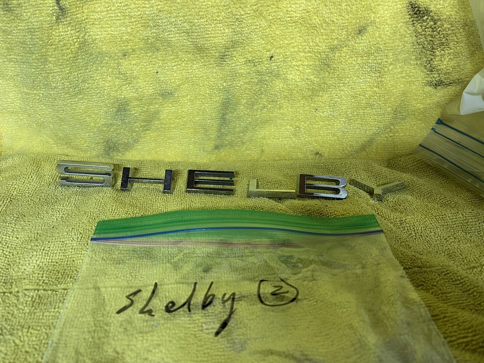 USED 1968 1969 1970 MUSTANG SHELBY GT350 GT500 LETTERS HOOD & TRUNK ...