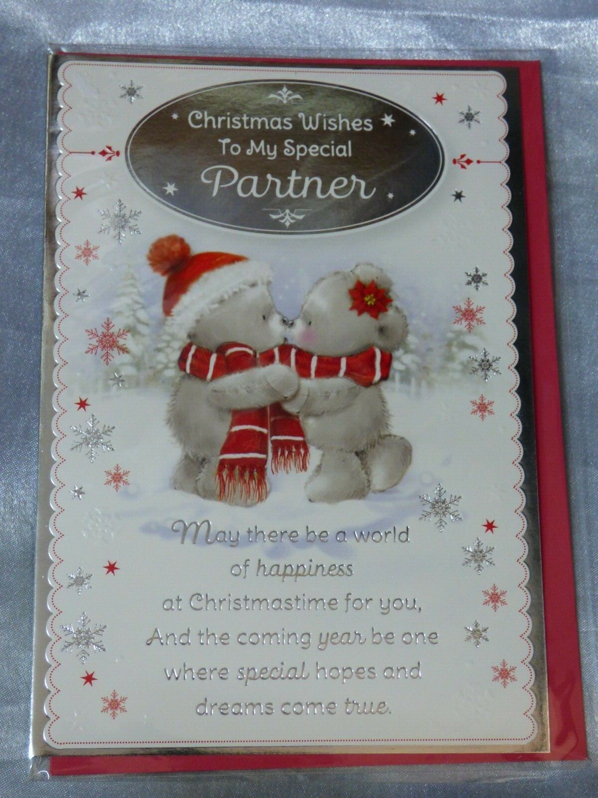 CHRISTMAS CARD PARTNER TRADITIONAL CUTE PARTNER MALE FEMALE TOP QUALITY ...