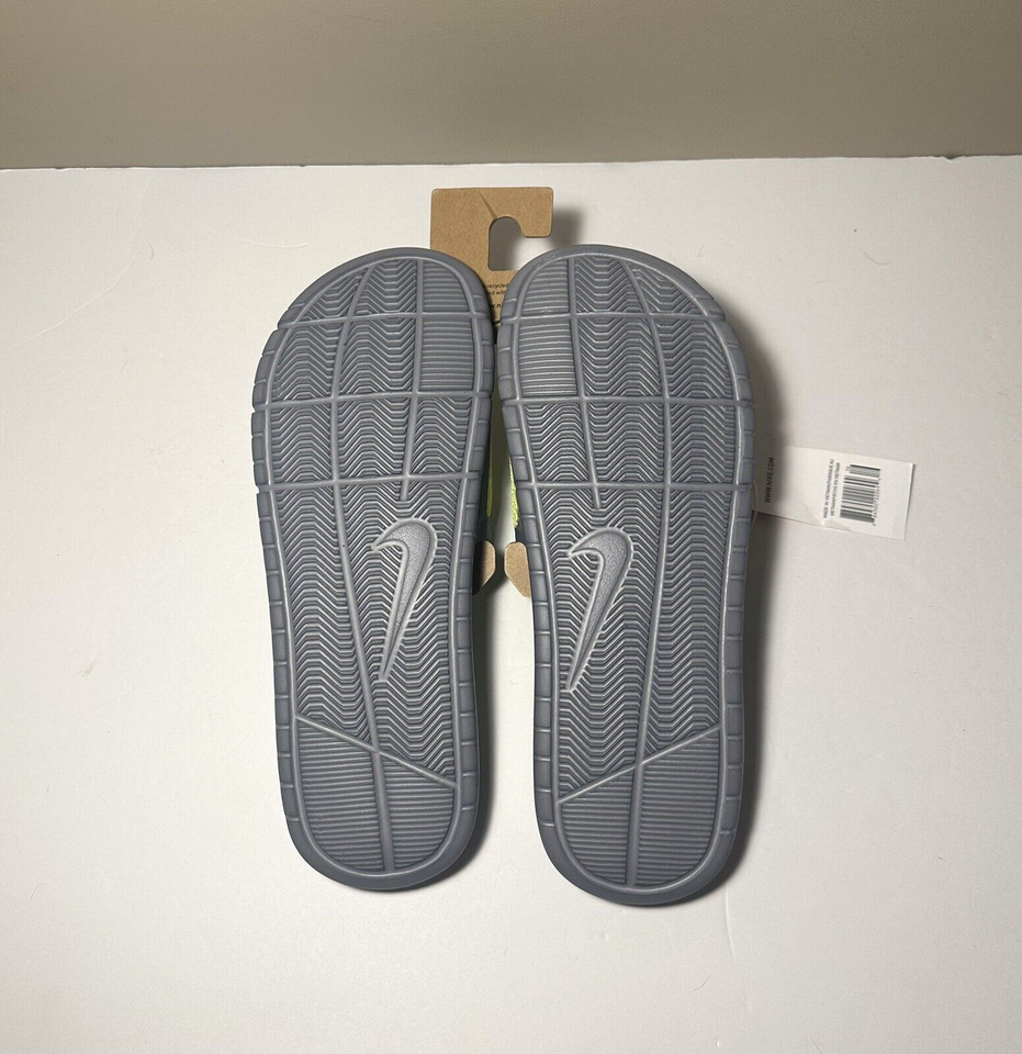 Nike Benassi Solarsoft Lacrosse Men's Size 12 Slides Stealth Volt ...