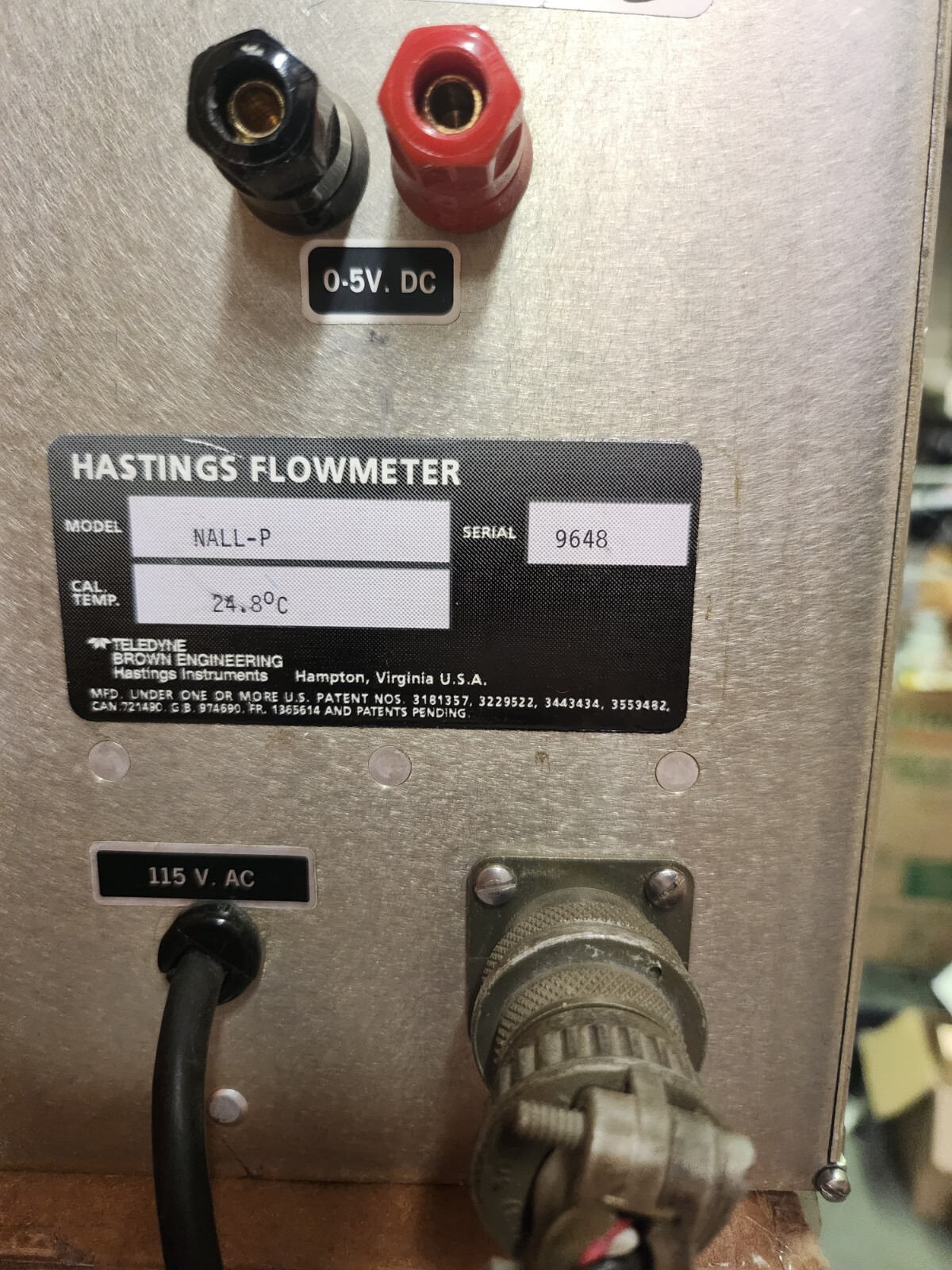 TELEDYNE HASTINGS NALL-P MASS FLOW METER | eBay