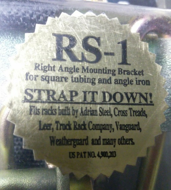 Rack-Strap Securing Straps Rs1 Yellow Zinc Plated Steel Frame Right ...