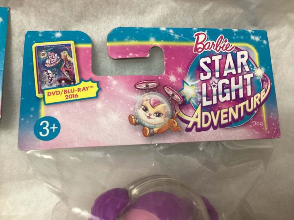 BARBIE 2015 STAR LIGHT ADVENTURE PURPLE HAIR SPRITE DOLL & SPACE ...