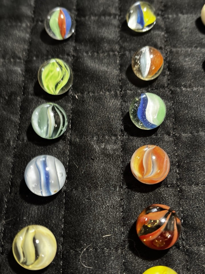 Vtg Marble Lot Of 71 Vitro/Peltier/Master/Patch/Swirls/Mixed Colors ...