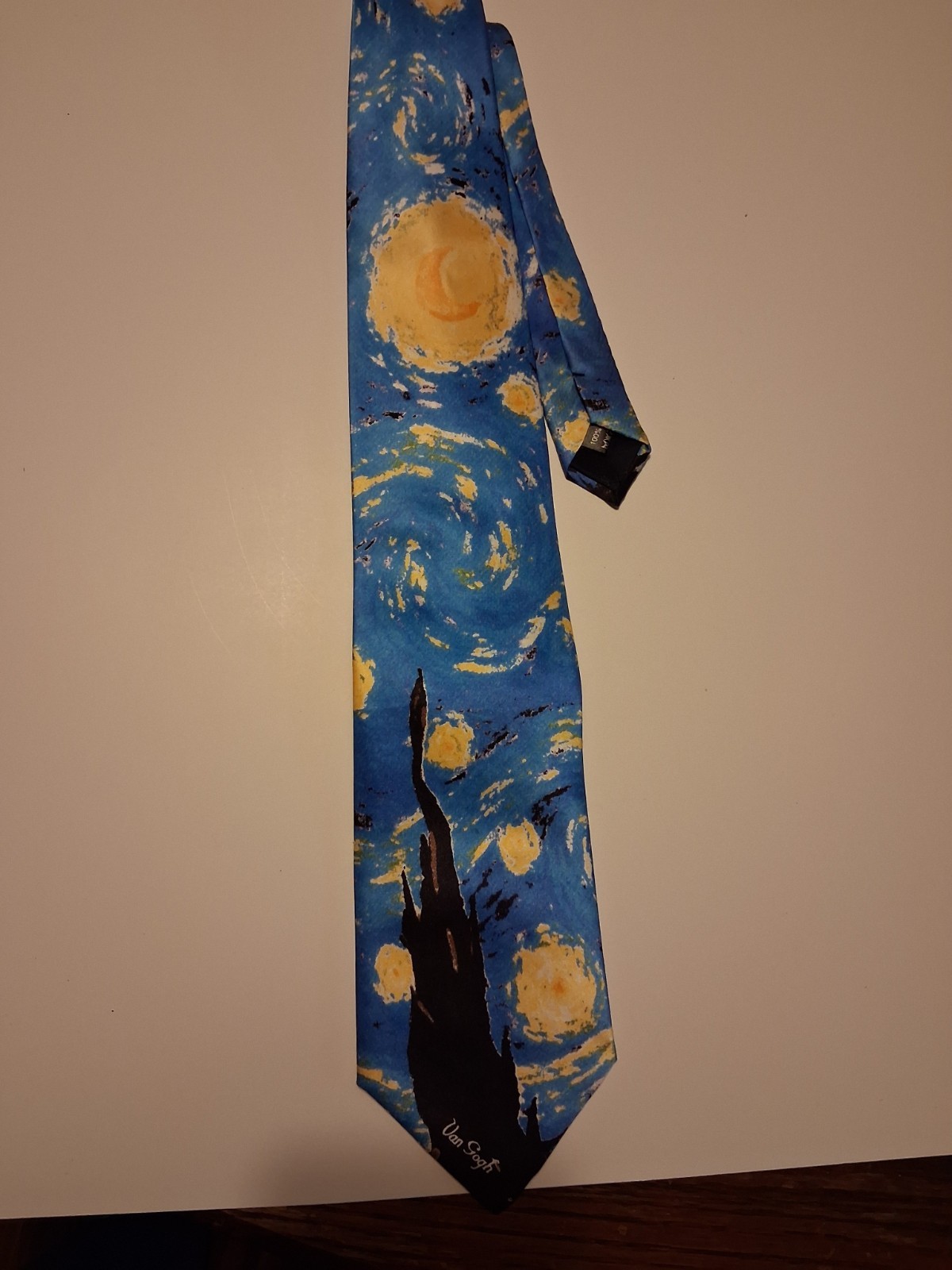 Tie Land Tie Brand Vintage Starry Night Novelty 100% Silk Tie | eBay
