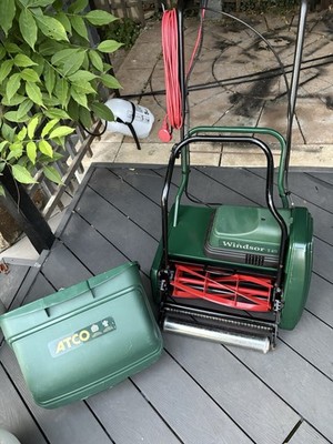 ALLETT ATCO WINDSOR 14s Self Propelled Electric Cylinder Lawnmower ...