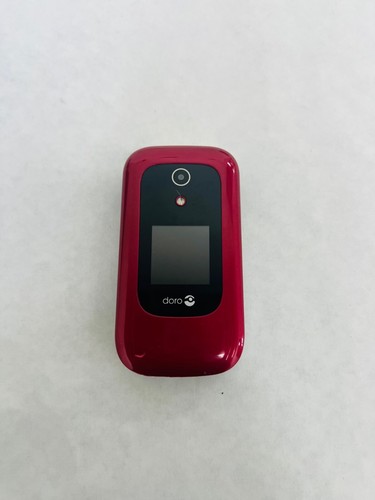 Doro 7050 - DFC-0180 - Burgundy/Black (Consumer Cellular) Unlocked Flip ...