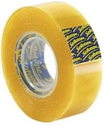 1443251+Sellotape+Original+Golden+Tape+Roll+Easy-tear+Small+18mmx33m+X8 ...
