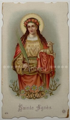 Holy Cards - St Agnes