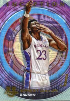 2022-23 Bowman University Inception #76 Ernest Udeh Jr. RC Jayhawks ...