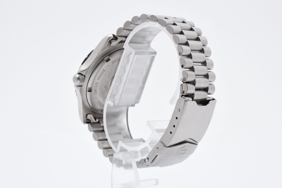 [NEAR MINT] Tag Heuer 972.606 Mens Watch Moondust Blue Professional ...