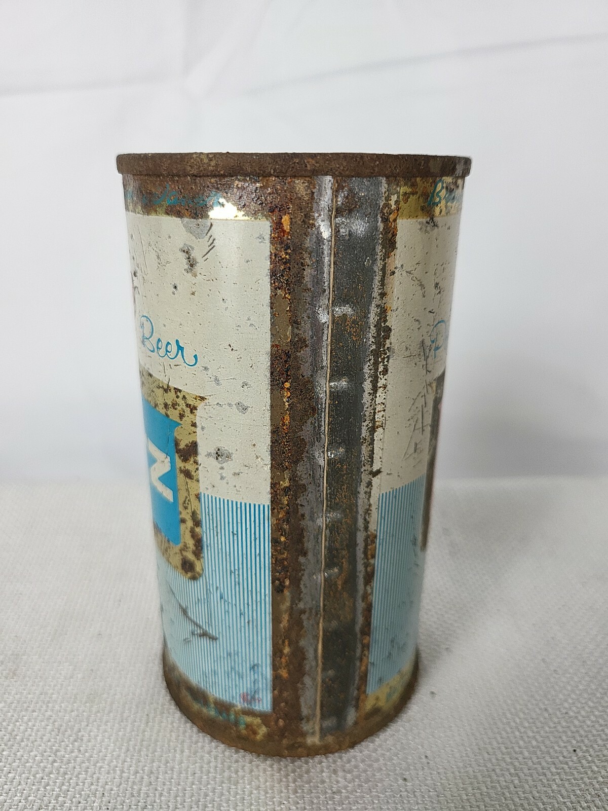 METZ PREMIUM FLAT TOP BEER CAN EMPTY | eBay