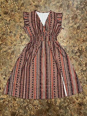 Gomorn Women’s Geometric Boho Striped Dress Size Large | eBay