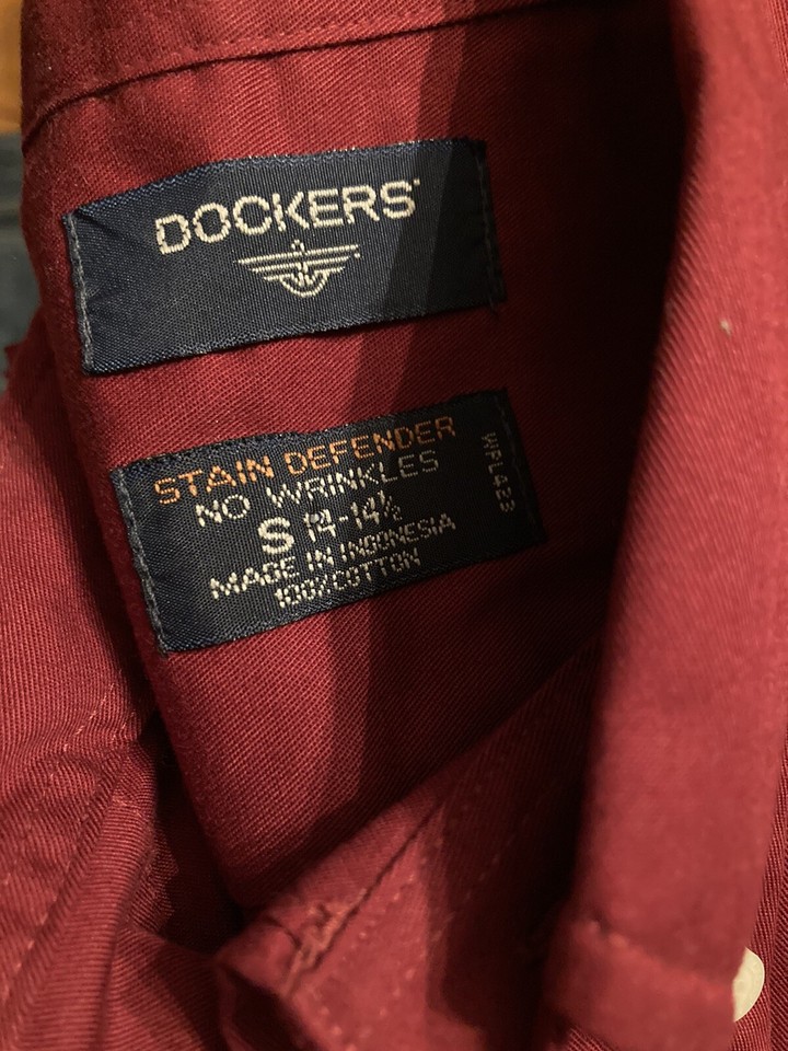 Mens Dockers Short Sleeve Small Button Up | eBay
