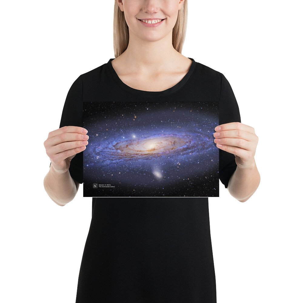 Andromeda Galaxy M31 — NASA Hubble Space Telescope — space poster | eBay UK