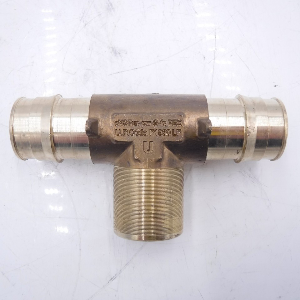UPONOR LF7701010 Brass Adapter Tee 1x1 Propex x 1/2" FNPT | eBay