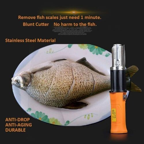 Electric Fish Scaler,Powerful Cordless Fish Scaler Scale Scraper ...