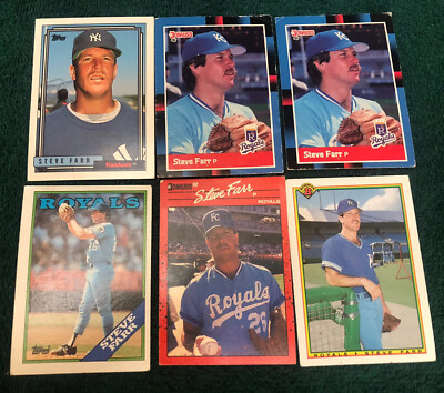 Steve Farr Baseball Cards | eBay
