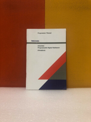 Tektronix 070-8630-01 DM2510G Programmable Digital Multimeter ...