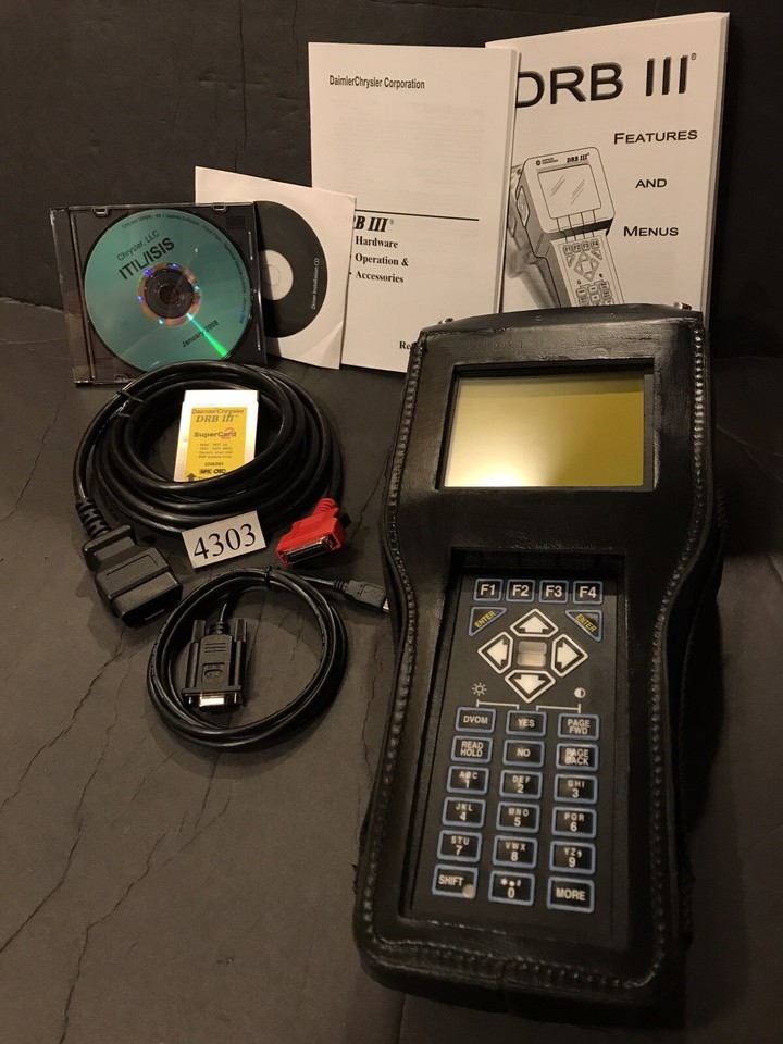 CHRYSLER DRB 3 DIAGNOSTIC SCAN TOOL KIT CDJR MOPAR DODGE JEEP VIPER RAM ...