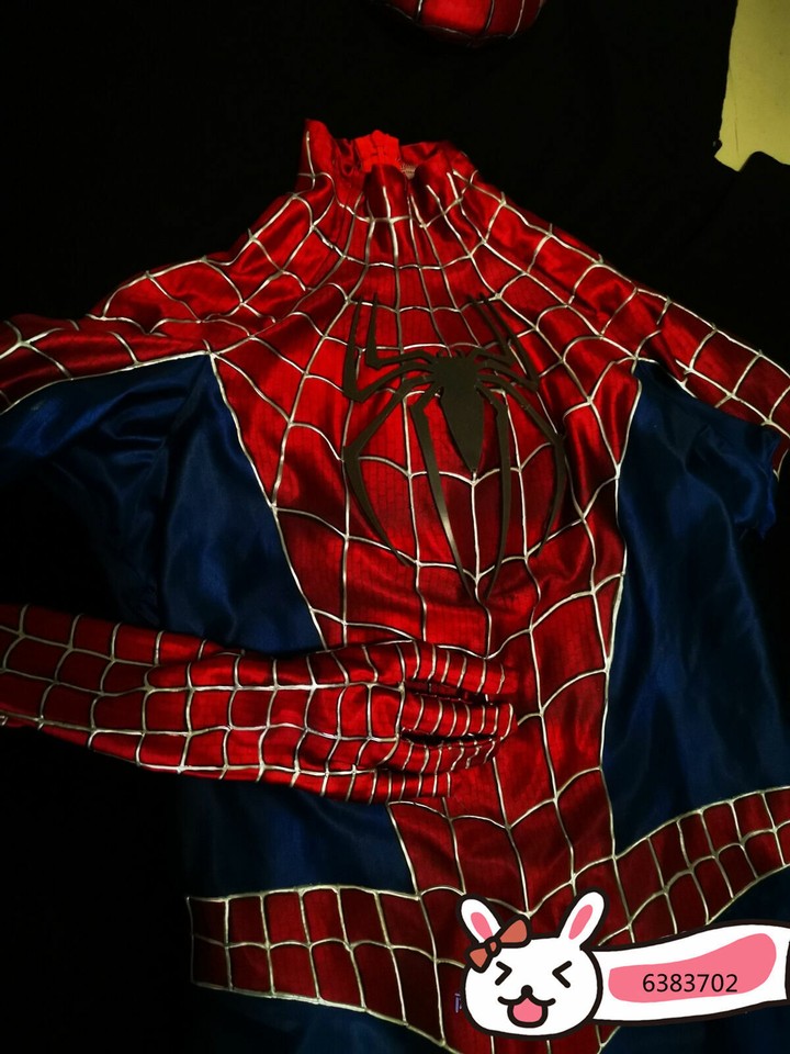 Original Toby Cosplay Spiderman Costume Jumpsuit Spider-Man 3D Coating ...