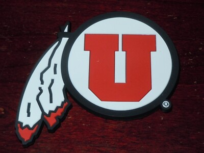 NCAA Vintage UTAH UTES Large PAC 10 12 RUBBER FRIDGE MAGNET Standings ...