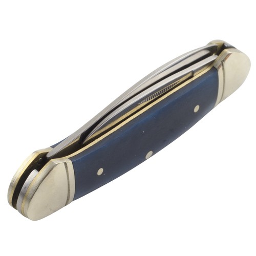 Rough Rider Blue Smooth Bone Canoe Pocket Knife RR1949 | eBay