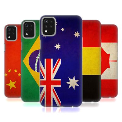 HEAD CASE DESIGNS VINTAGE FLAGS SOFT GEL CASE & WALLPAPER FOR LG PHONES ...