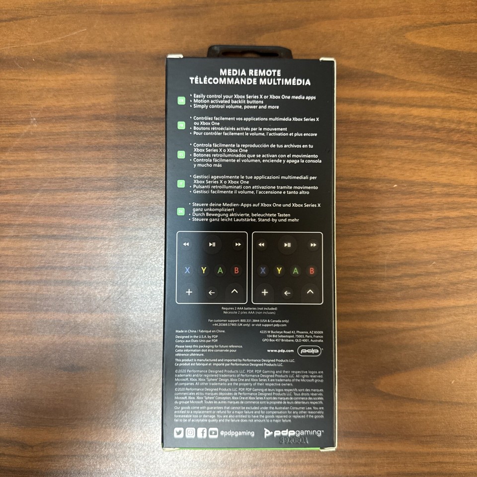 PDP Gaming Media Remote (Xbox Series X/ One) *New* | eBay