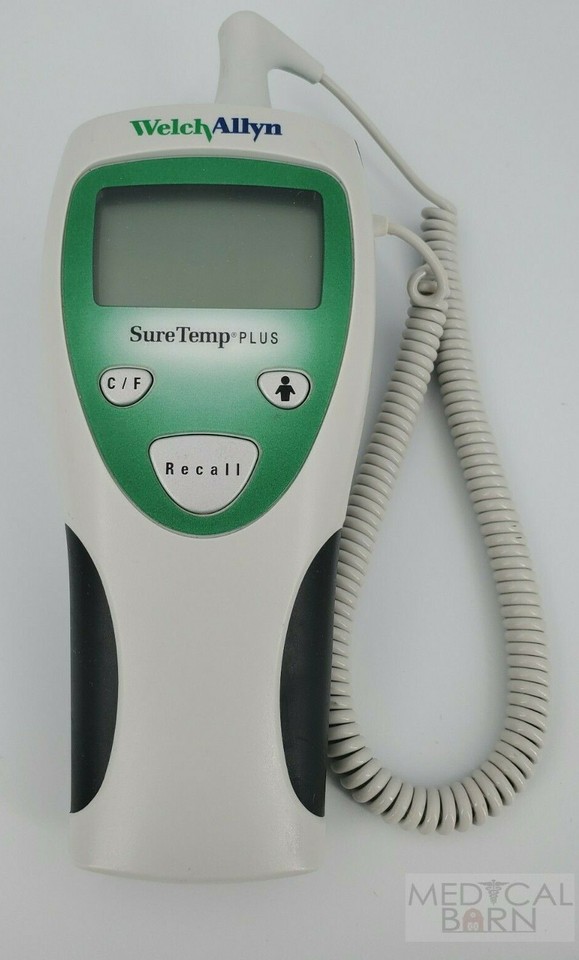 Welch Allyn Digital Thermometer SureTemp Plus 690 with Probe + 25 Probe ...