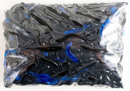 ZOOM LIZARD 100 PACK BULK 6" 002-124 BLACK BLUE F2251 | eBay