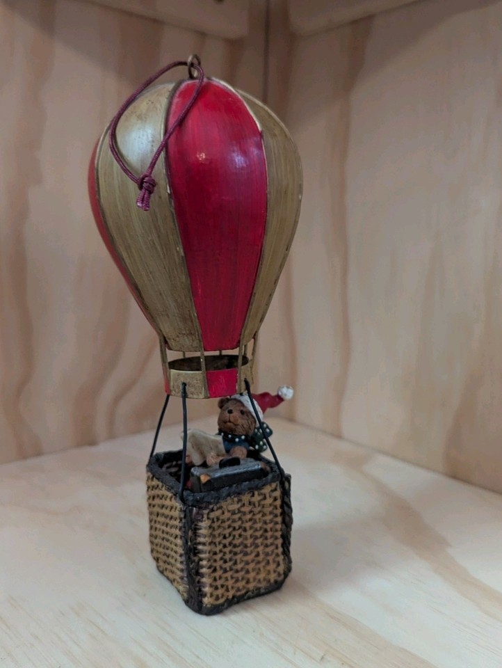 Russ Bears From The Past Santa Bear Hot Air Balloon Christmas Ornament ...