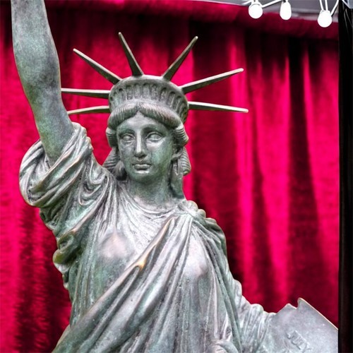 Large Bronze Statue of Liberty Sculpture Freedom Torch Figurative Art ...