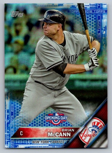 2016 Topps Opening Day Blue Brian McCann OD-130 | eBay