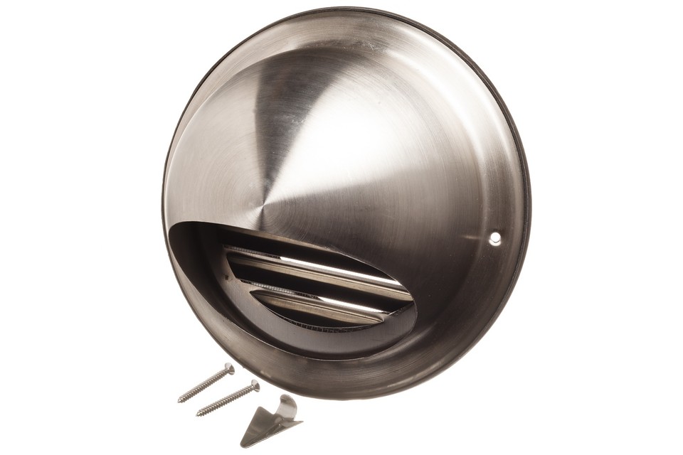 Stainless Steel Ventilation Metal Wall Air Vent Outlet 100 125 150mm ...