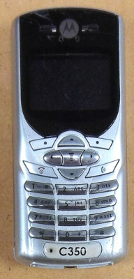 Motorola C350 | Silver and Black | Rogers | Cellular Phone | Rare | C350