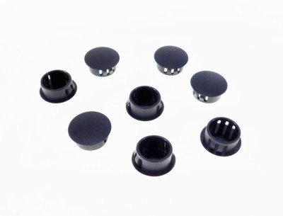 (8 PACK) 3/4" Locking Plastic Hole Plugs for .016"-.125" metal LPB-.750 ...