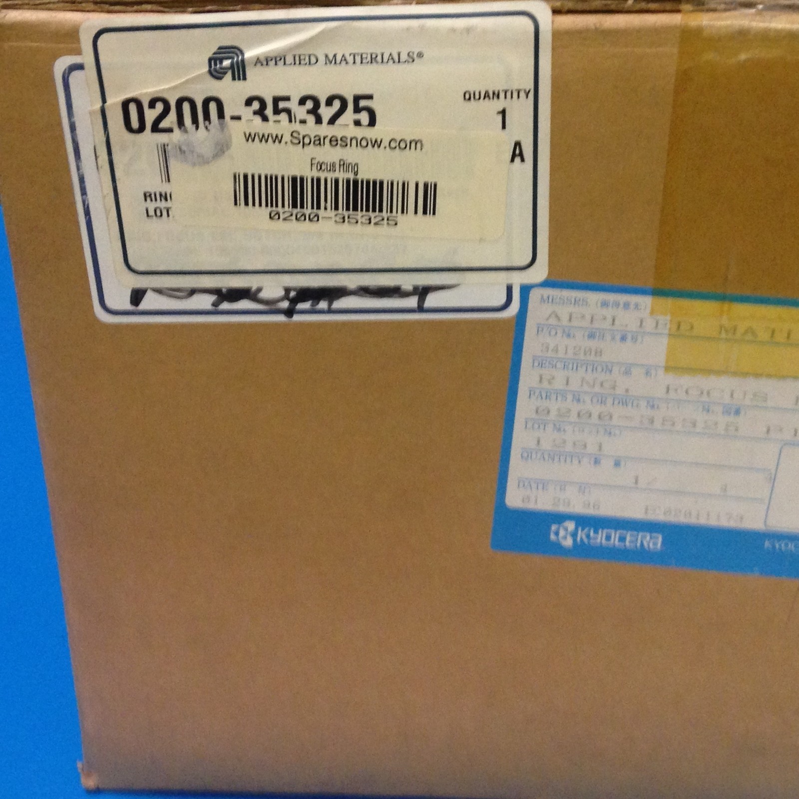 Applied Materials 0200-35325 Focus Ring, ESC Centura 5200 DPS AMAT | eBay