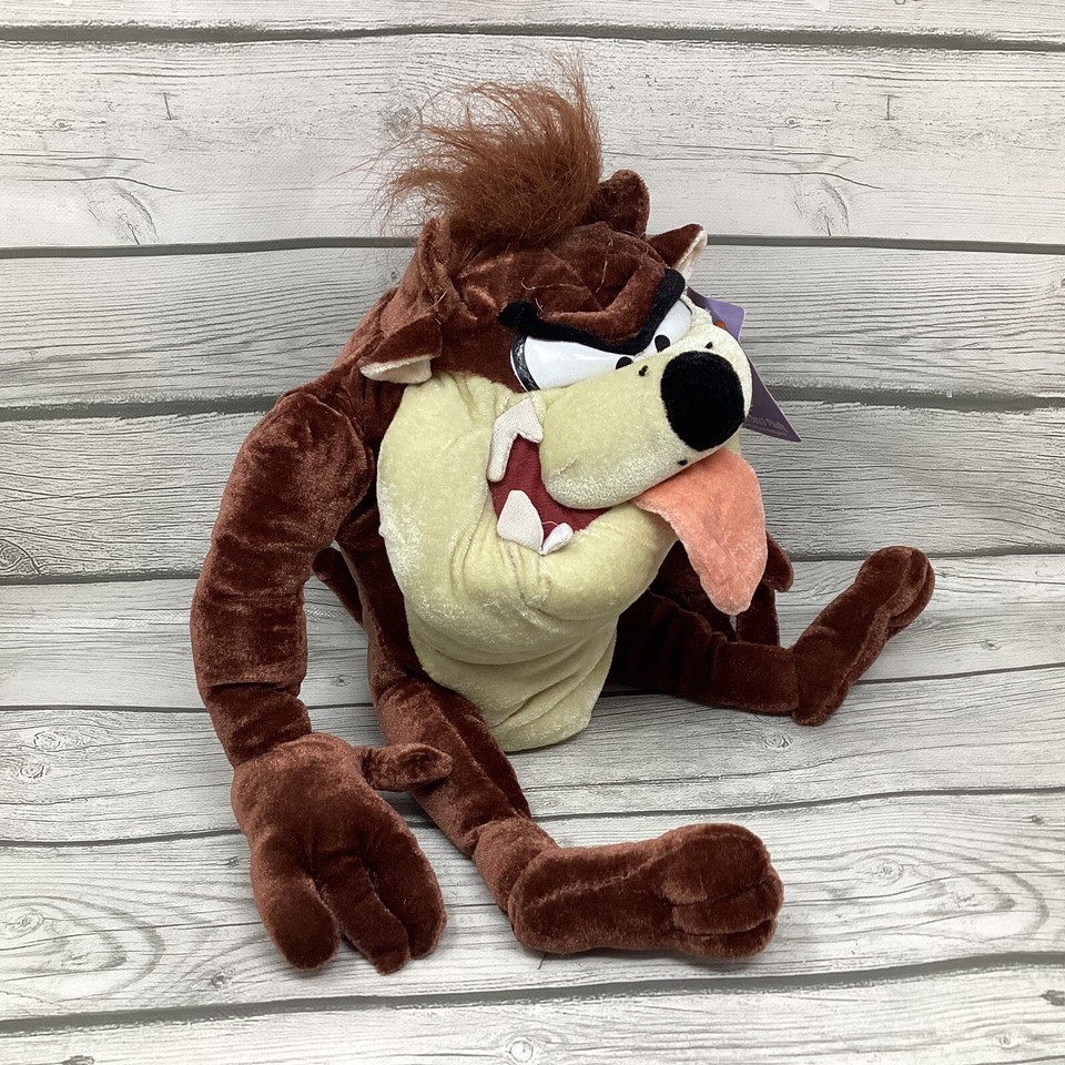 Six Flags Taz Tasmanian Devil Looney Tunes Plush Stuffed Animal Toy | eBay