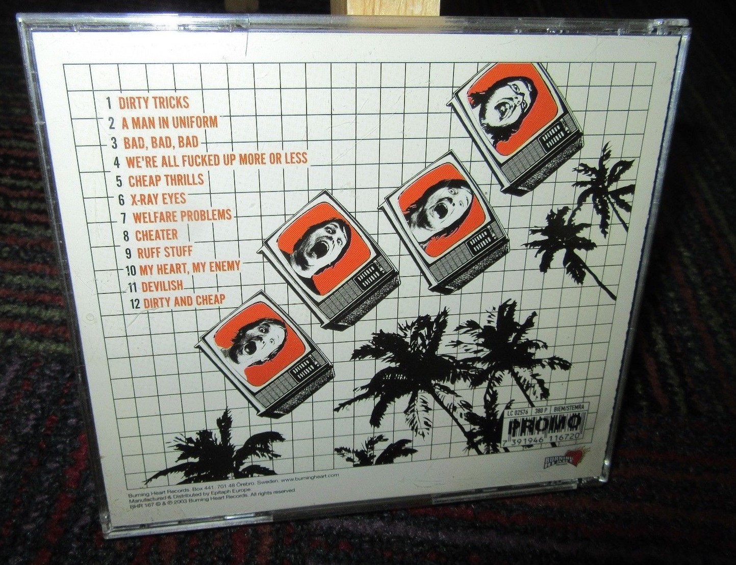 RANDY: WELFARE PROBLEMS MUSIC CD, 12 GREAT TRACKS, BURNING HEART RECORDS, GUC | eBay