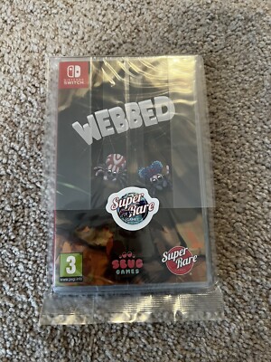 WEBBED Brand New NINTENDO SWITCH Game Super Rare Games #73 w/ Cards EU ...