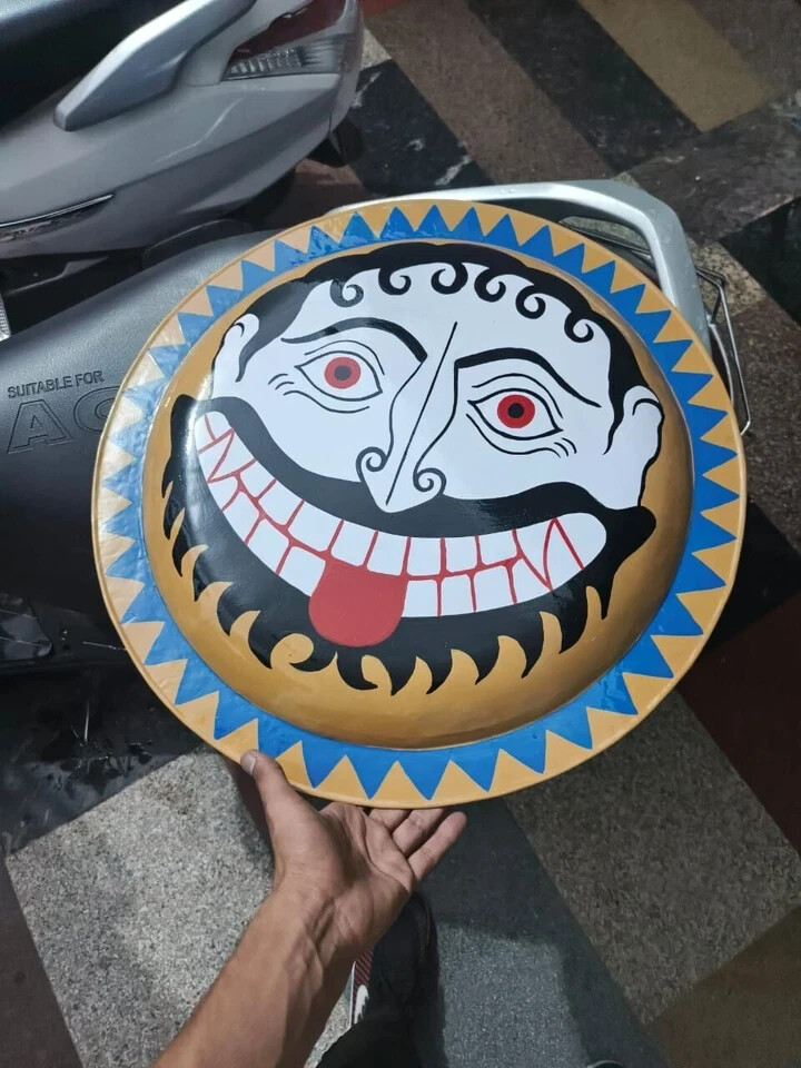 Metal Greek shield 18'' Metal Authentic Ancient Shield , Wall Display ...