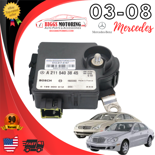 2003-2008 Mercedes Benz W211 E500 Battery Load Control Module A 211 540 ...