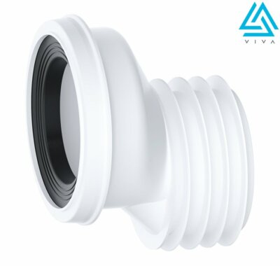 Large Offset Pan Connector 40mm Toilet Outlet 40mm Offset VV | eBay UK