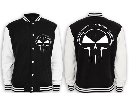 Rotterdam Terror Corps Collegejacke RTC Hardstyle Gabba Hardcore Techno ...