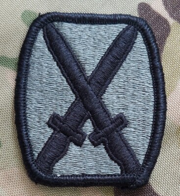 U.S. Army Aufnäher Patch 10th Infantry Division ACU Originalware | eBay.de