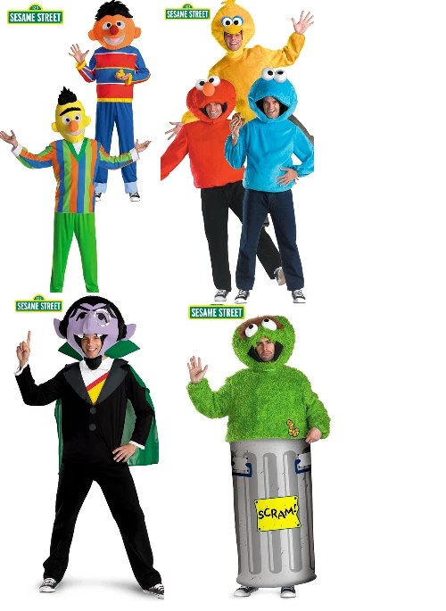 Sesame Street Costumes Adult Sesame Street Bert Sweater For Adults ...