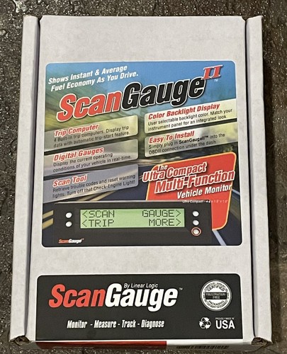 NEW SCANGAUGE II SG2 OBD Automotive Trip Computer Monitor Code Scanner ...